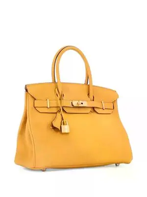 Hermès Birkin Handbag Jaune Ambre Togo With Gold Hardware 30 Tote Bag - Yellow