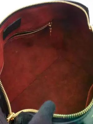 LOUIS VUITTON 2010s Speedy Bandoulière 25 Bicolor Monogram Handbag