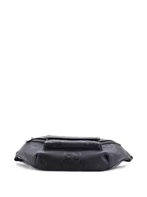 Gucci Front Pocket Jumbo Gg Embossed Leather Belt Bag