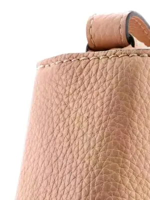 Chloé Marcie Leather Mini Crossbody Bag - Neutrals