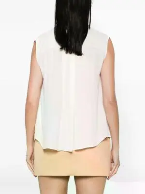 Imperial Sleeveless V-neck Top