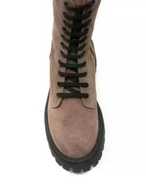 GISEL B Lace-up Suede Boots