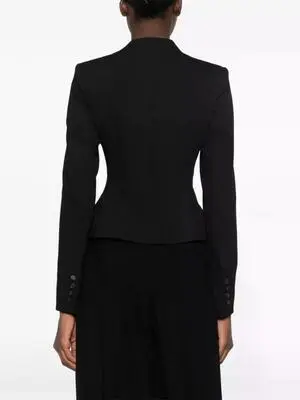 Staud Adrian Fitted Button-up Jacket - Black