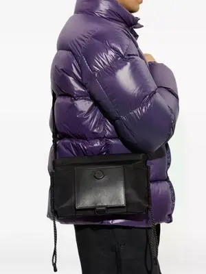 Moncler Kenton Drill Messenger Bag - Black