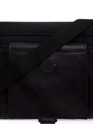 Moncler Kenton Drill Messenger Bag - Black