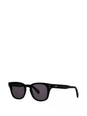 FERRAGAMO Gancini Square-frame Sunglasses - Black