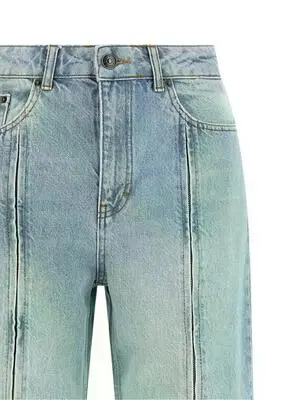 ROTATE BY BIRGER CHRISTENSEN Straight Denim Zip Jeans Light