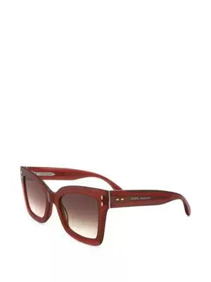 Isabel Marant Étoile Square-frame Sunglasses - Red