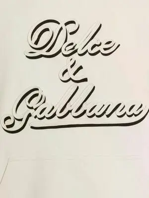 Dolce & Gabbana Jersey Hoodie With Embroidery