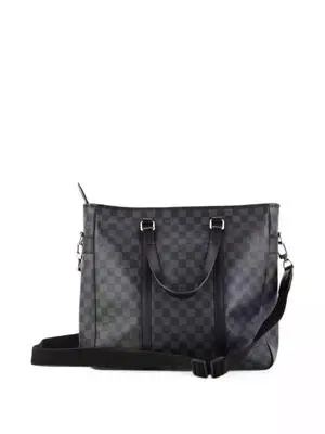 LOUIS VUITTON Tadao Handbag Damier Graphite Mm Tote Bag