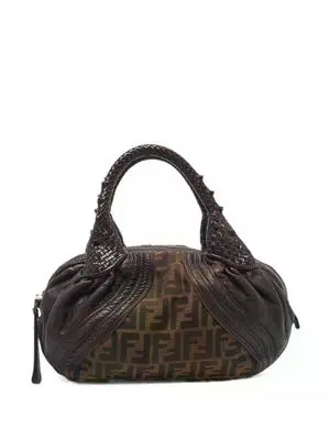 Fendi 2007 Baby Spy Zucca Shoulder Bag