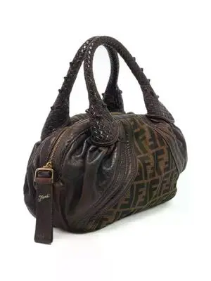 Fendi 2007 Baby Spy Zucca Shoulder Bag