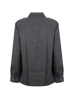 Brunello Cucinelli Epaulette Button-down Shirt