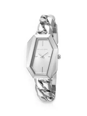 Michael Kors Mini Suri Curb-link 24mm Watch - Silver