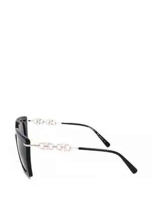 FERRAGAMO Gancini Square-frame Sunglasses