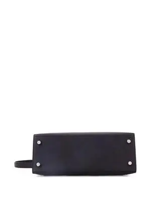 Hermès Kelly Handbag Noir Epsom With Palladium Hardware 25 Satchel
