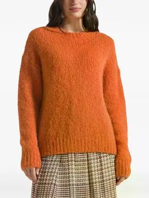 Seventy Ribbed Knit Drop-shoulder Sweater