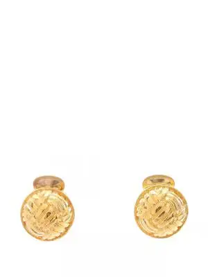 Celine 2010s Round Clip-on Earrings - Gold