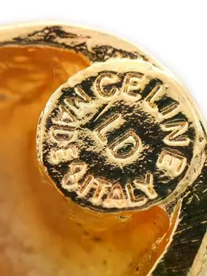Celine 2010s Round Clip-on Earrings