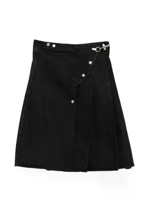 Marni Pleated Wrap Maxi Skirt - Black