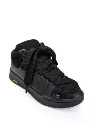 Yohji Yamamoto Leather Lace-up Sneakers