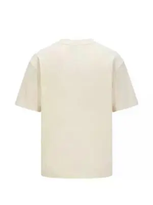 Marni White Cotton T-shirt With Planet-print