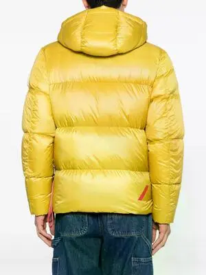 AFTER/LABEL Quilted Hooded Jacket - Yellow