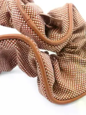 Hermès 2010s Claudia Toile H Hair Accessory