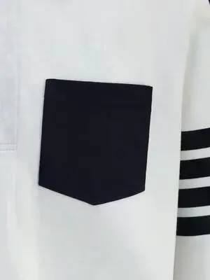 Thom Browne 4-bar Oversized Rugby Polo Shirt