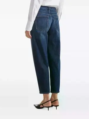 Seventy Faded Tapered-leg Jeans