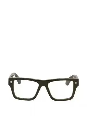 Off-White Square-frame Optical Glasses - Green