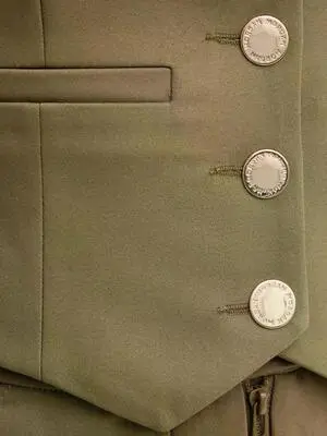 MORGAN Notched Lapel Button-up Waistcoat