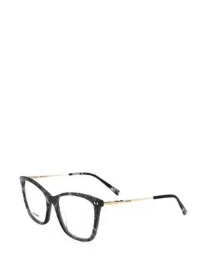 Missoni Patterned Square-frame Glasses - Grey