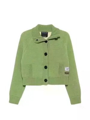 B.B. WALACE Hesse Button-up Raglan-sleeve Cardigan - Green