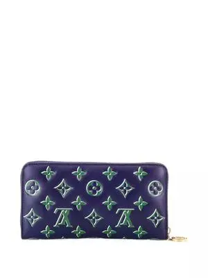 LOUIS VUITTON Coussin Zippy Wallet Monogram Embossed Lambskin Small Wallets