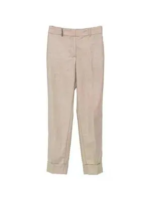 Peserico Turn-up Cuff Trousers - Neutrals