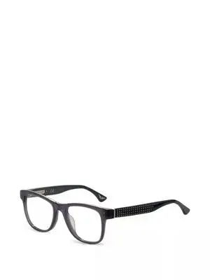 Zadig&Voltaire Stud-embellished Rectangle Eyeglasses - Purple