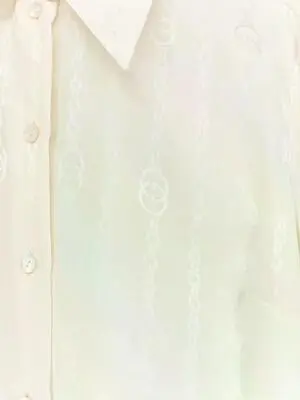 Gucci Incrocio Gg-motif Chain-print Shirt