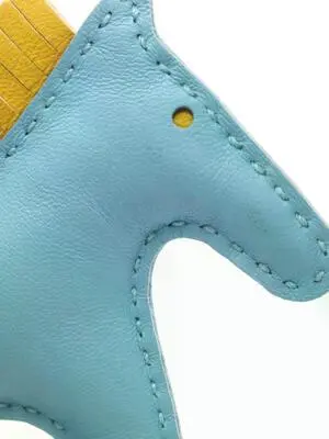 Hermès 2019 Pm Rodeo Celeste Jaune Naple Bag Charm - Blue