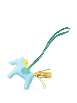Hermès 2019 Pm Rodeo Celeste Jaune Naple Bag Charm Blue
