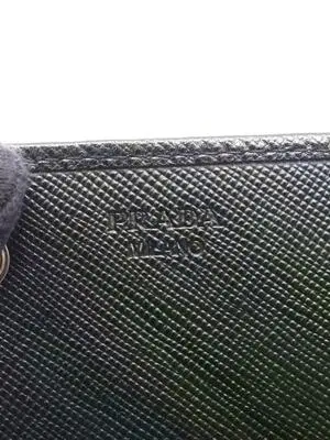 Prada 2010s Triangle Logo Long Wallet