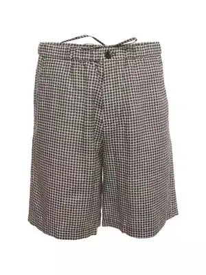 Loro Piana Emanuele Checked Shorts - Blue