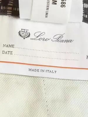 Loro Piana Emanuele Checked Shorts