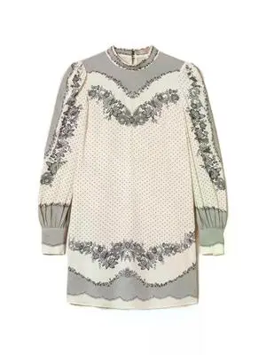 TWINSET Jacquard Satin Mini Dress
