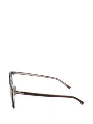 BOSS Square Frame Sunglasses - Brown