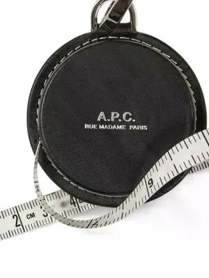A.p.c. Ruban Leather Tape-measure Keyring Charm