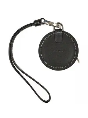A.p.c. Ruban Leather Tape-measure Keyring Charm - Black