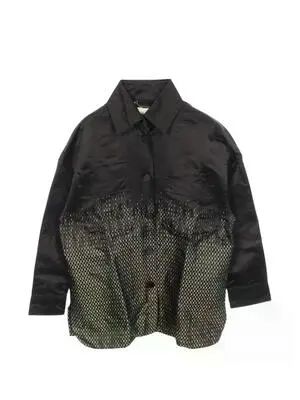 Fendi 2010s Geometric-pattern Shirt - Black