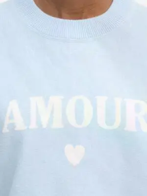 MORGAN Intarsia-knit Heart-motif Sweater