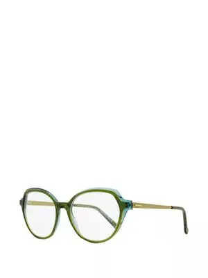 MOREL Koali Cat-eye Frame Glasses - Green